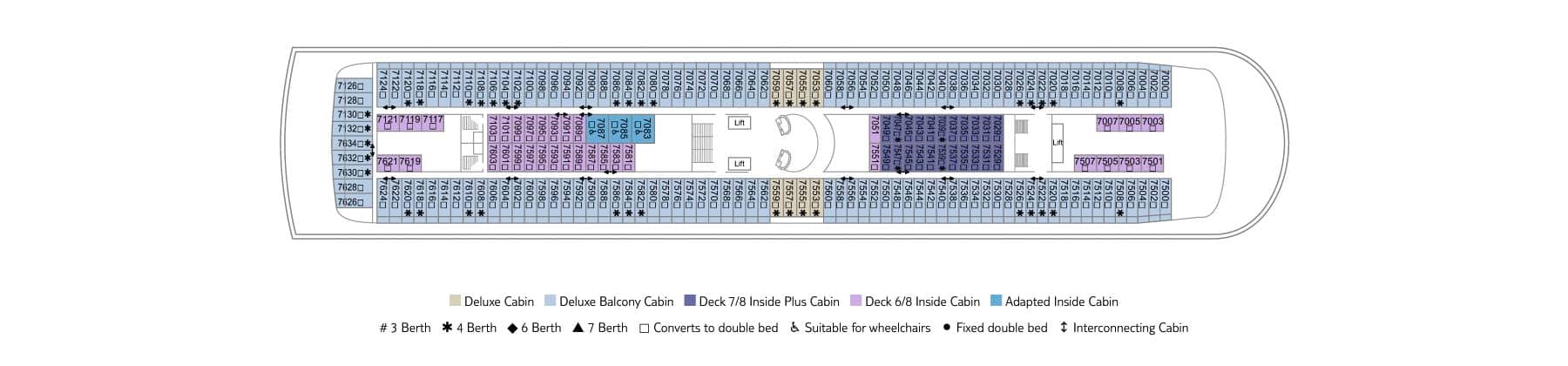 Marella Discovery 2 Deck Plans | Marella Cruises