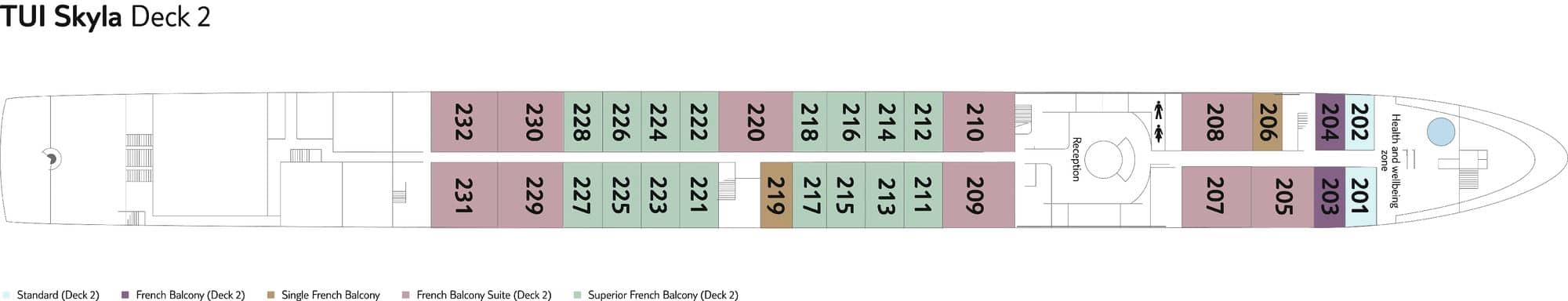 TUI Skyla Deck Plans | TUI River Cruises