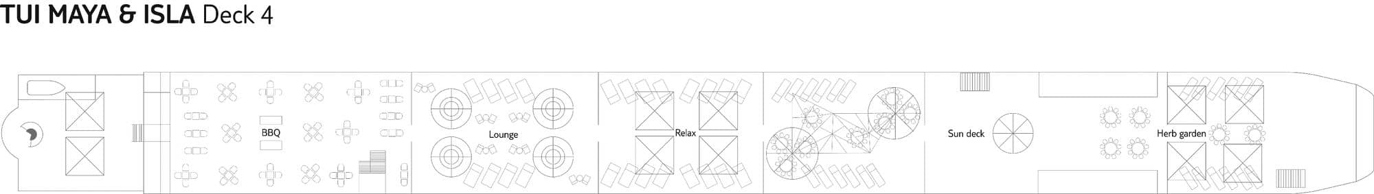 TUI Isla Deck Plans | TUI River Cruises
