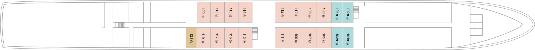 TUI Isla Deck Plans | TUI River Cruises