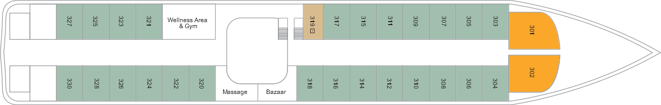 TUI Al Horeya Deck Plans | TUI River Cruises