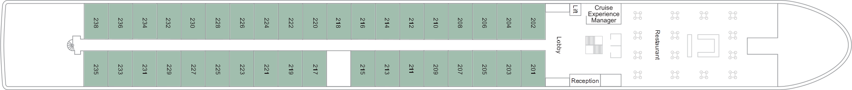 TUI Aria Deck Plans | TUI River Cruises