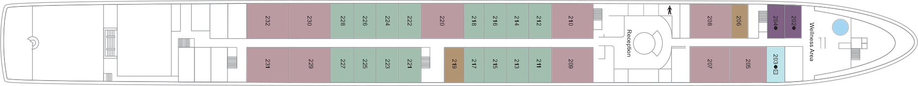 TUI Skyla Deck Plans | TUI River Cruises