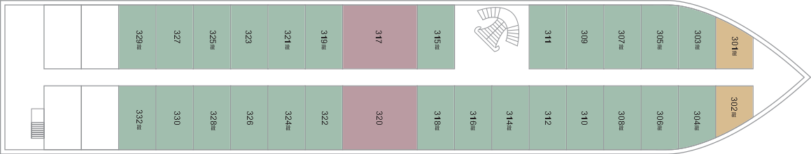 TUI Bahareya Deck Plans | TUI River Cruises